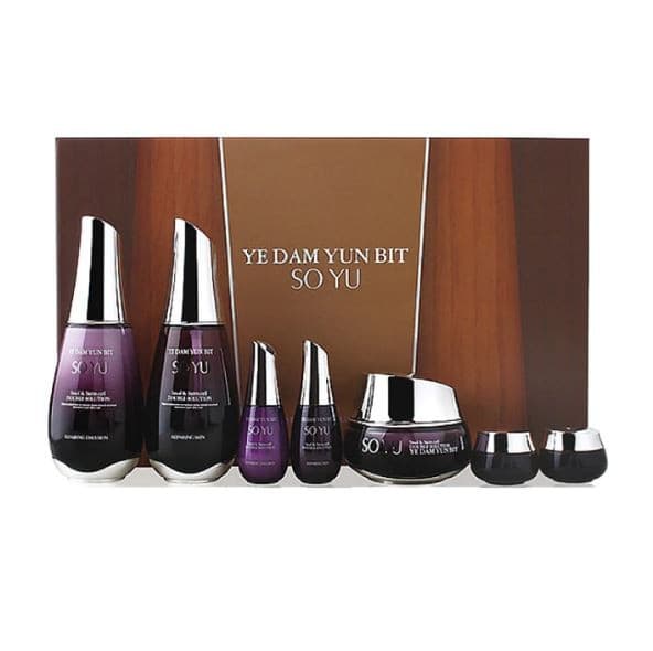 YE DAM YUN BIT So Yu Snail & Stem Cell Double Solution Skincare 3 pcs