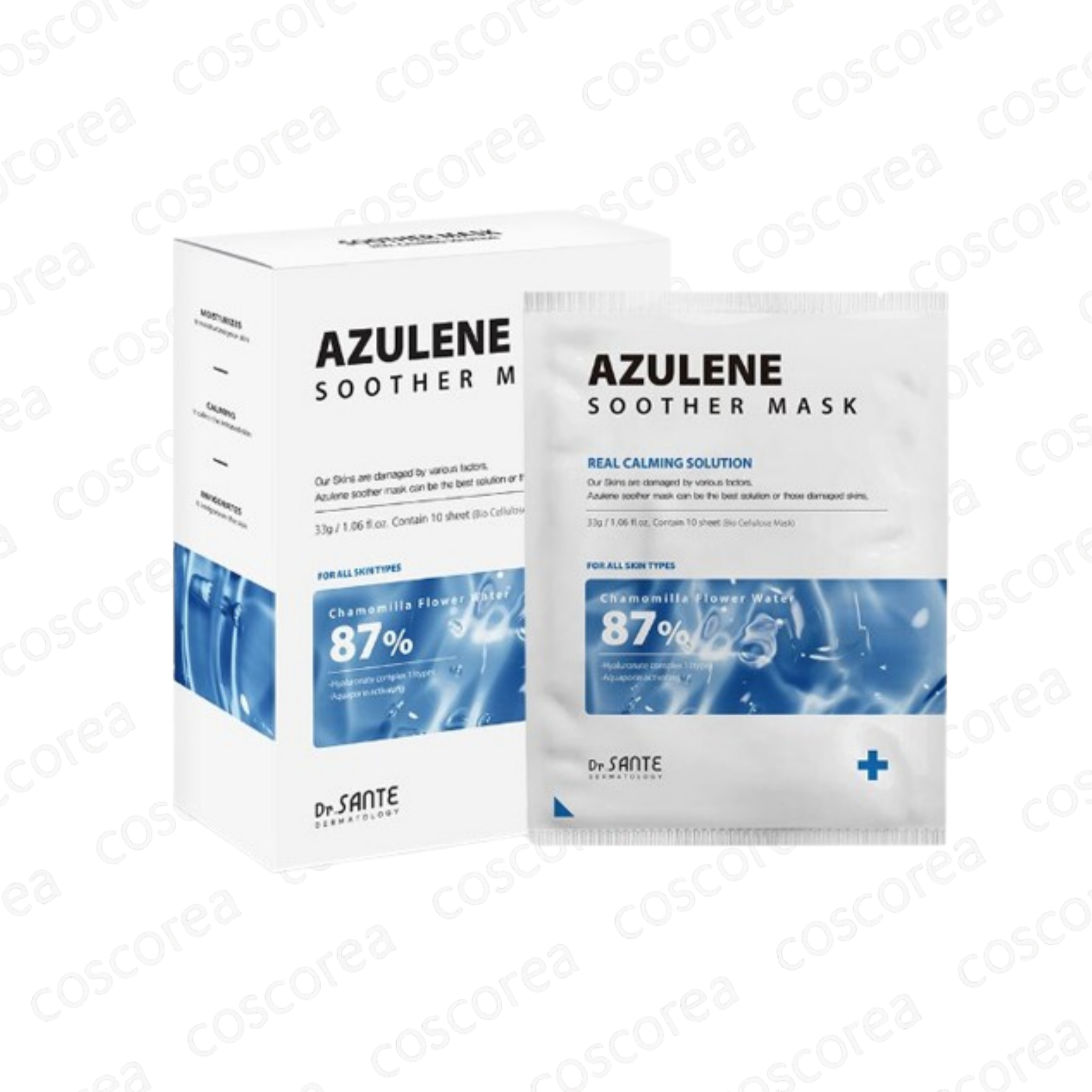 Dr. Sante Azulene Soother Mask 33g x 10 sheets