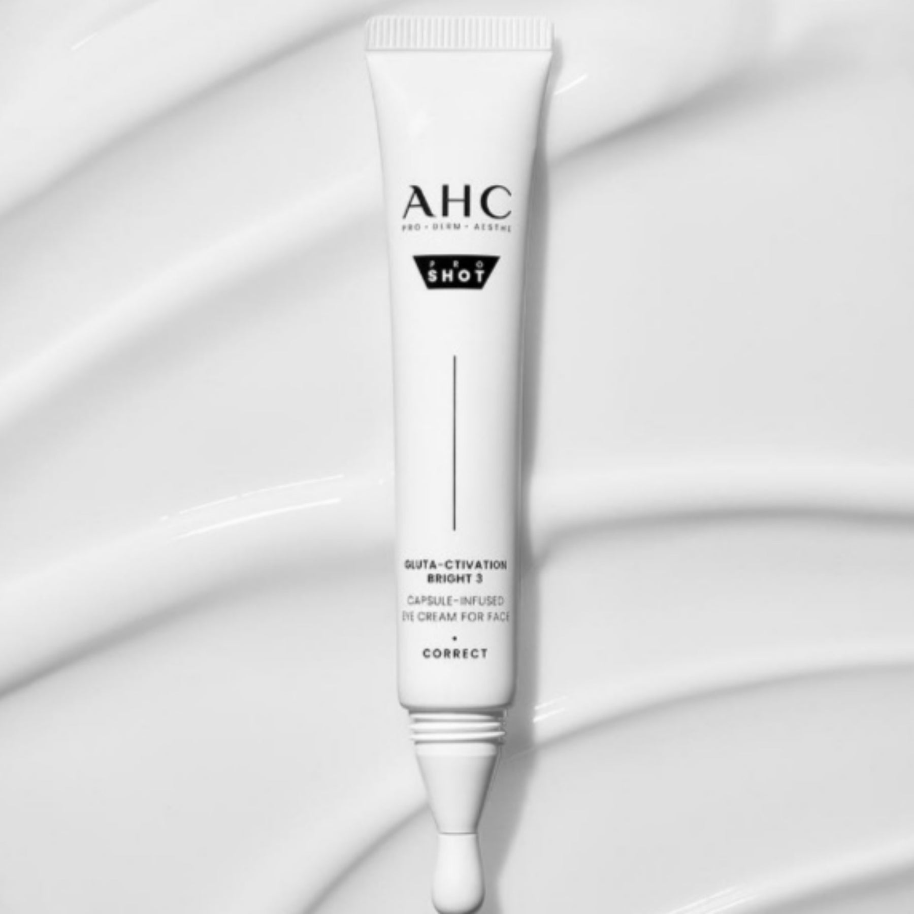 AHC Pro Shot GlutA-ctivation Bright 3 Capsule-Infused Eye Cream For Fa