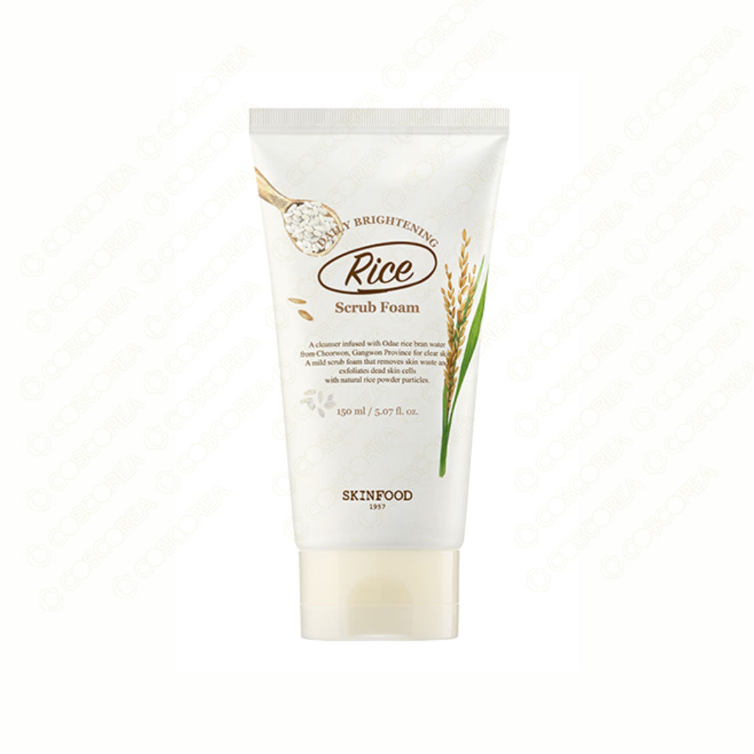 SKINFOOD Rice Daily Brightening Scrub Foam 150ml